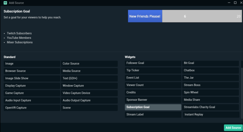 How To Add A Subscriber Goal Overlay To Your Twitch Stream – Get More ...