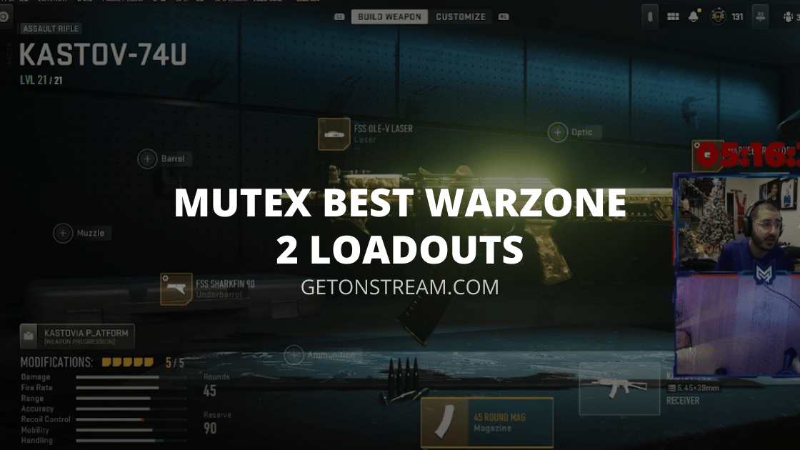 Best MuteX Warzone 2 Loadouts - Season 1 Meta Weapons & Attachments - Get On Stream